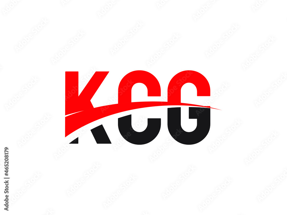 KCG Letter Initial Logo Design Vector Illustration Stock Vector | Adobe ...