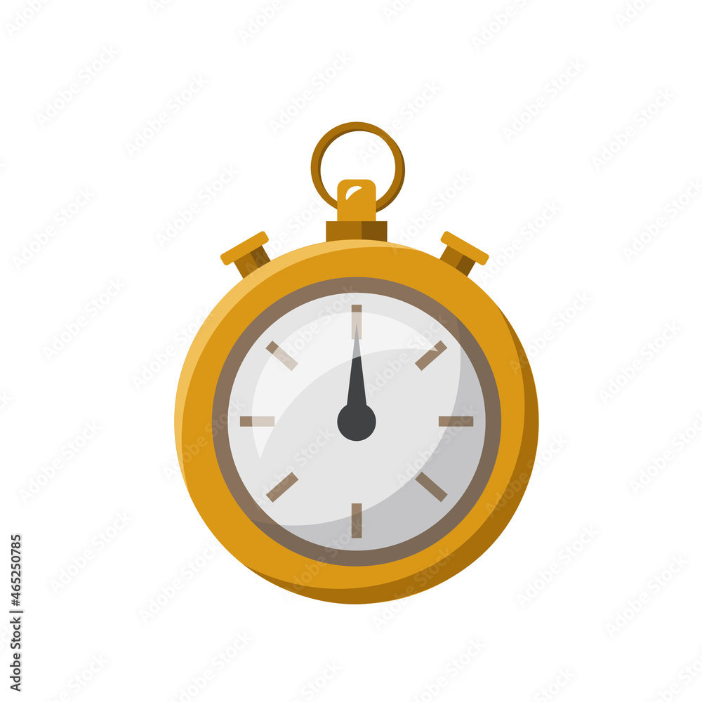 timer isolated illustration on white background. stopwatch clipart ...
