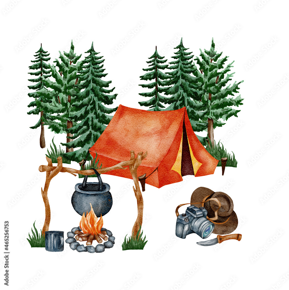 Camping Tent Clip Art