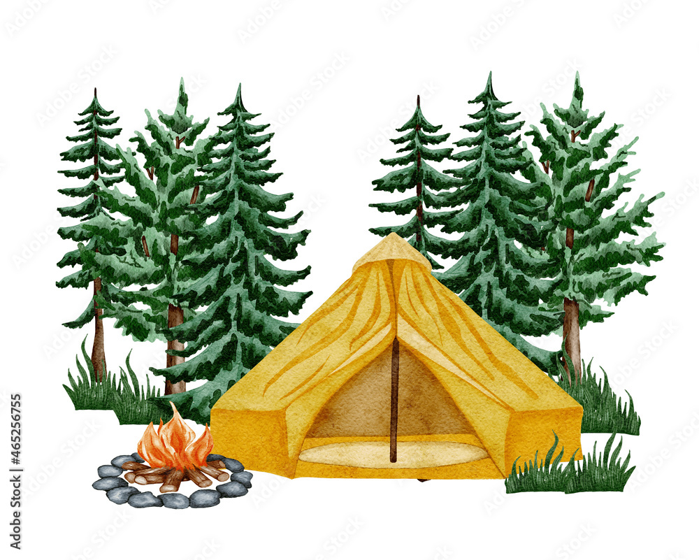 Tent Camping Clip Art