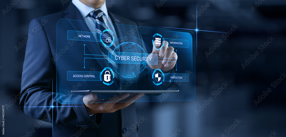 Fotografia do Stock: Cyber security access control data protection ...