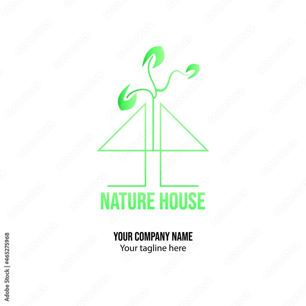 Treehouse logo. symbol, vector icon. gradient colors. Stock Vector ...