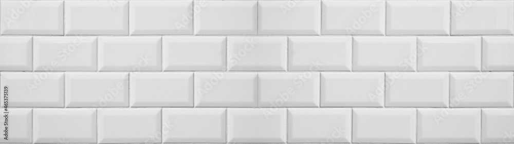 White light brick tiles tilework glazed ceramic wall or floor texture ...