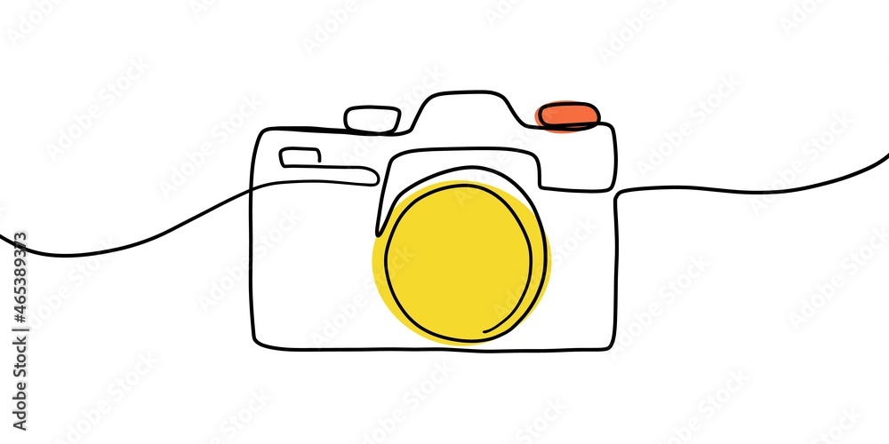 Camera Sketch Logo