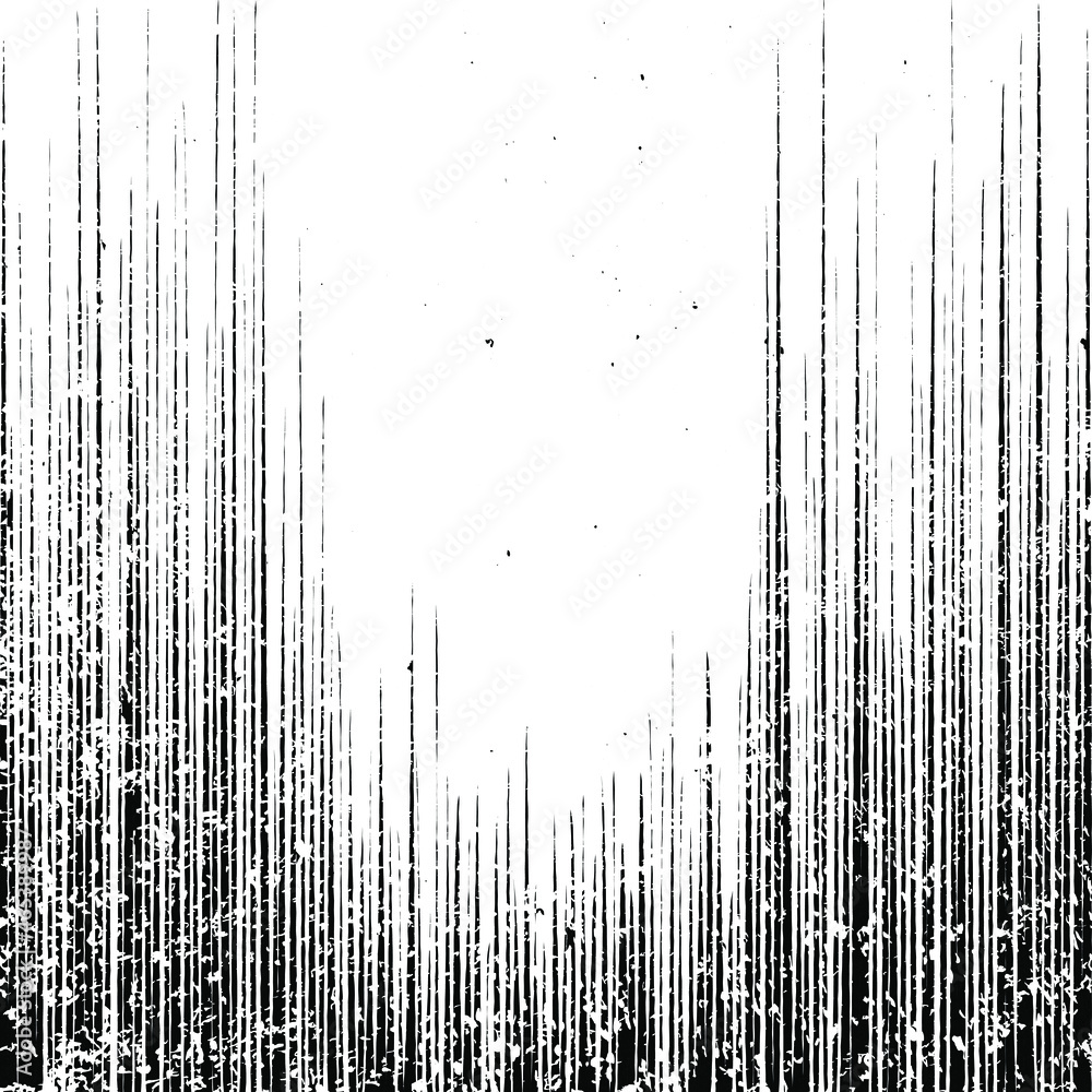 Black random grunge vertical speed lines. Vintage overlay design ...