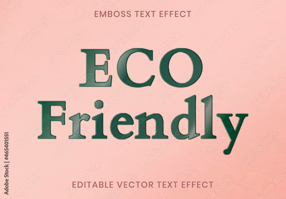 Emboss Text Effect Editable Layout Stock Template | Adobe Stock