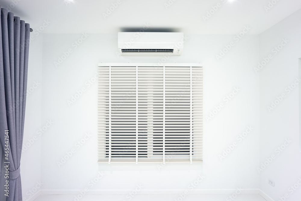 Venetian blind and air conditioner (ac) wall mount or indoor unit of ...