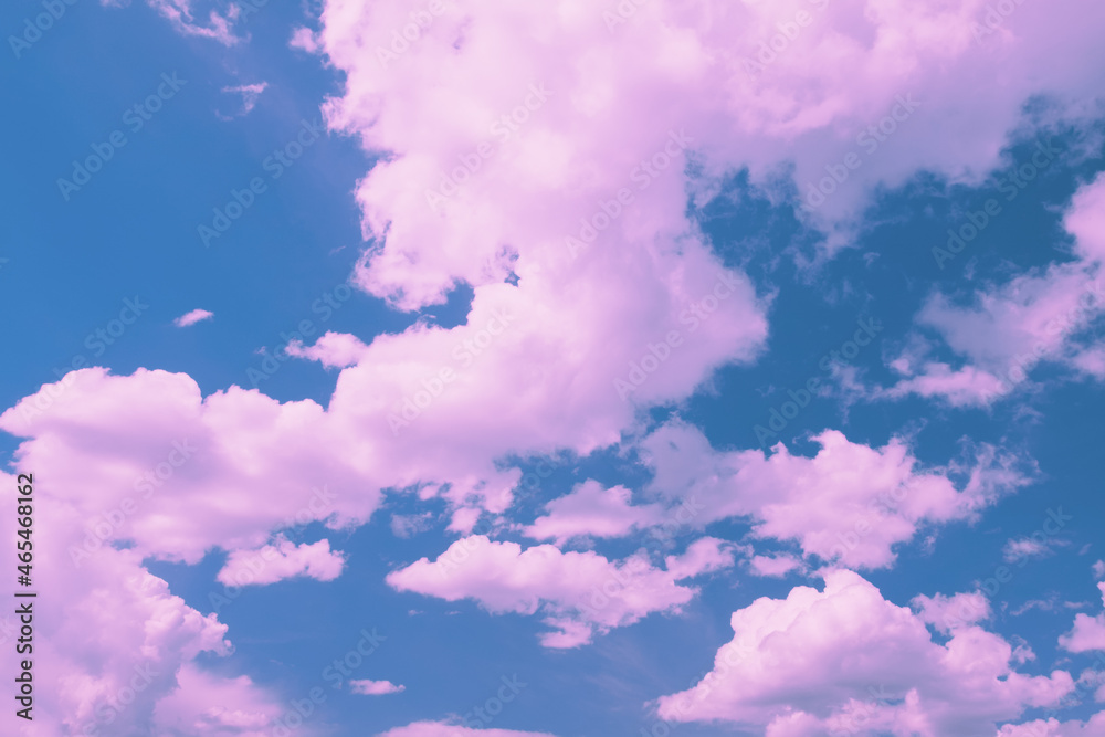 Plakat Obraz pink clouds sky background 40x26.7 cm