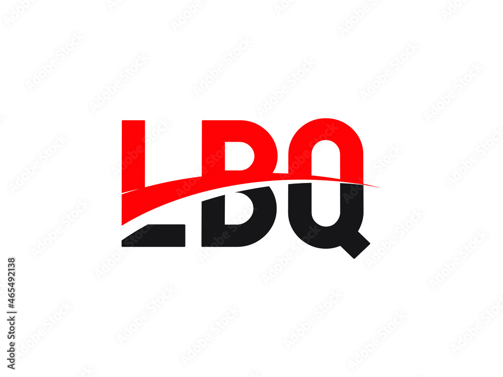 LBQ Letter Initial Logo Design Vector Illustration Stock Vector | Adobe ...