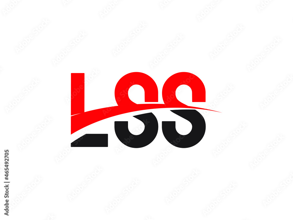 LSS Letter Initial Logo Design Vector Illustration Stock Vector | Adobe ...