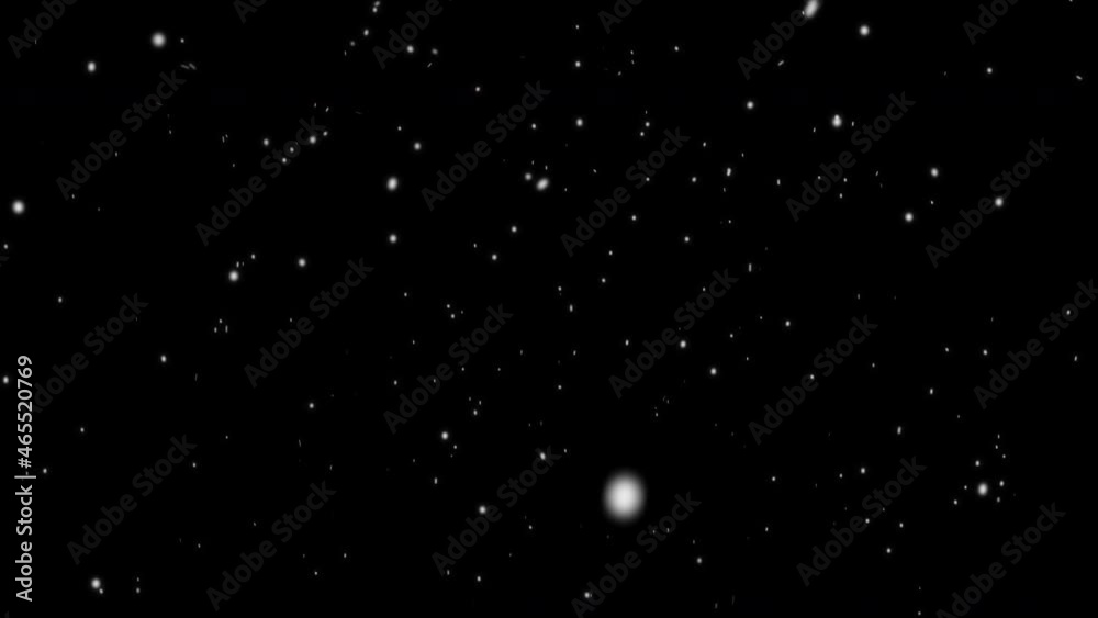 Snow falling effect animation Stock Video | Adobe Stock