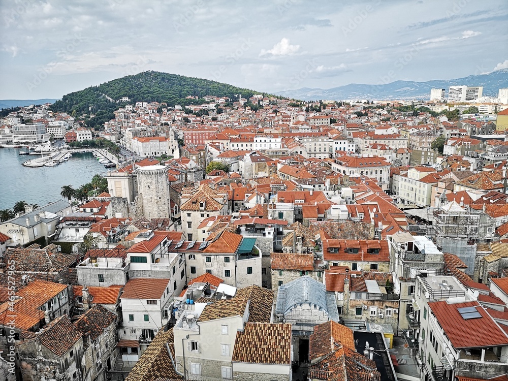 Split, Kroatien, Altstadt und Sehenswürdigkeiten ภาพถ่ายสต็อก | Adobe Stock