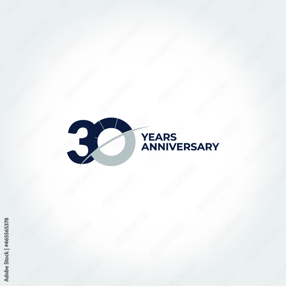 30 years anniversary. Anniversary template design concept, design for ...