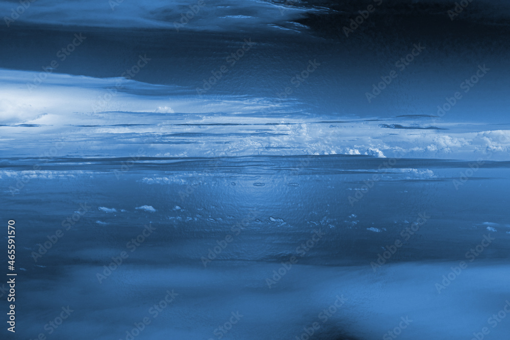 Ice texture. Black and blue ice texture. Ice texture of frozen water ...