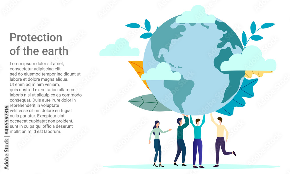 Protection of the earth.Protection of the ozone layer, how to save the ...