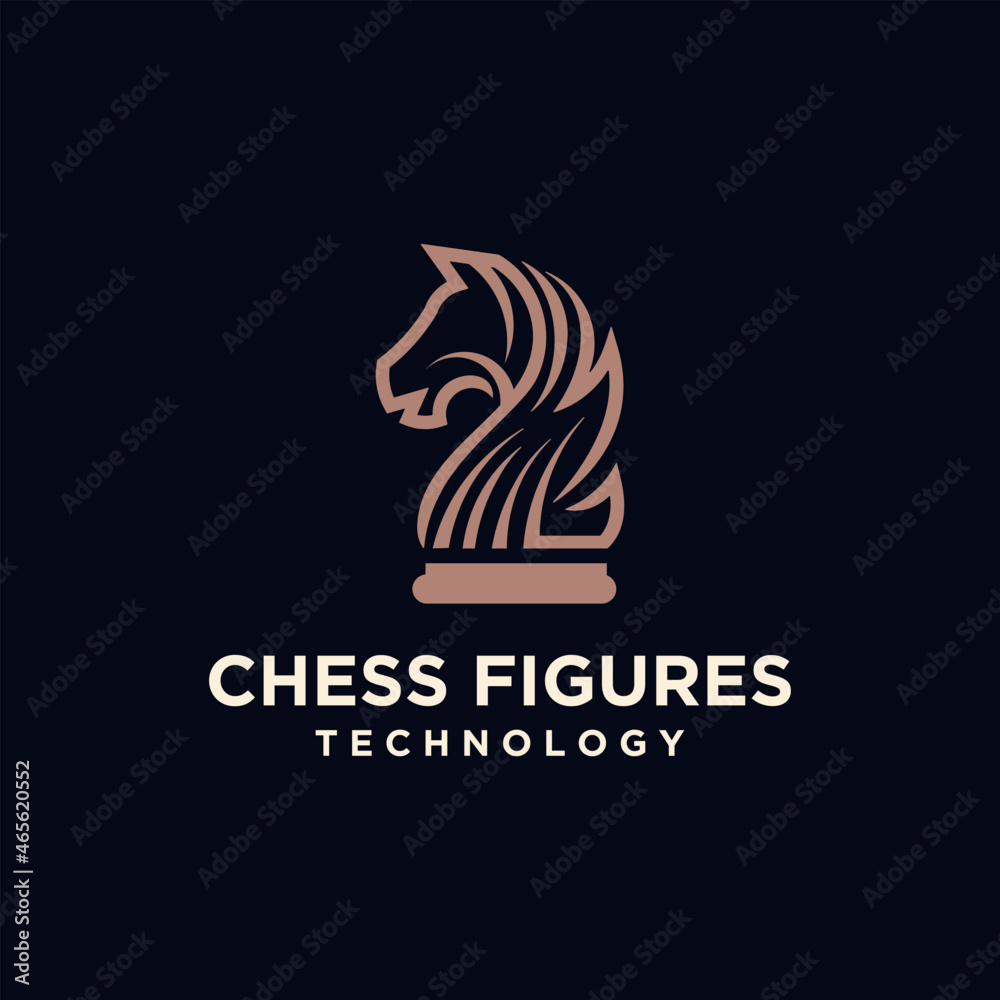 Chess king design, chess piece icon. board game, isolated on blue and ...