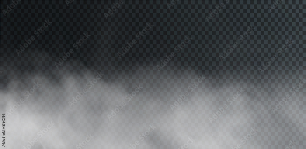 White smoke puff isolated on transparent black background. PNG. Steam ...