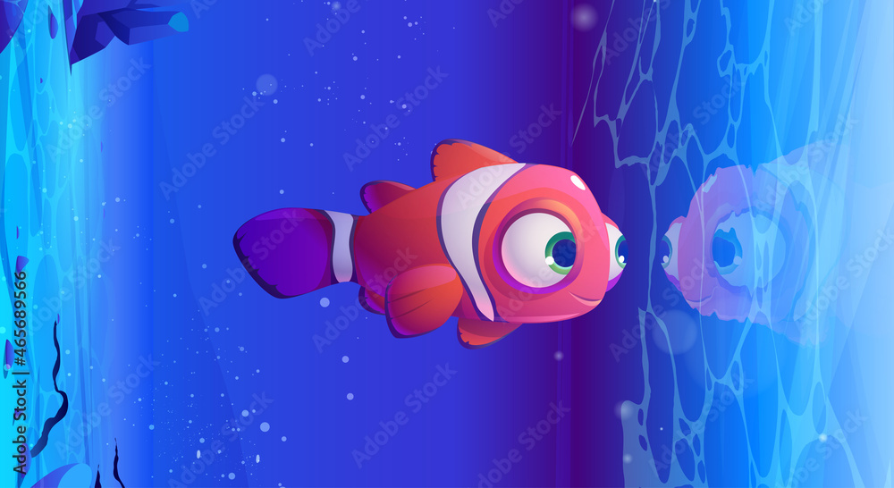 Fish In Water Animation