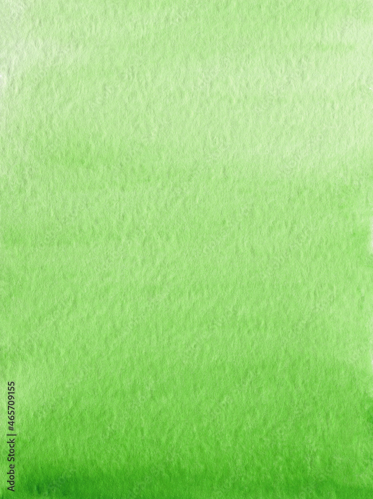 Abstract green watercolor gradient background texture. Hand painted ...