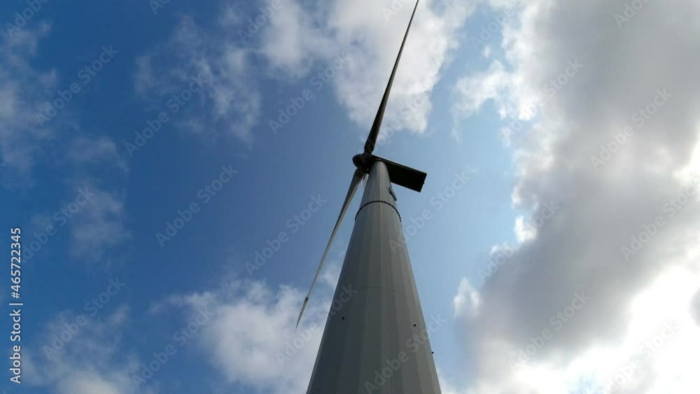 Wind turbine windmill with blades producing clean alternative renewable ...