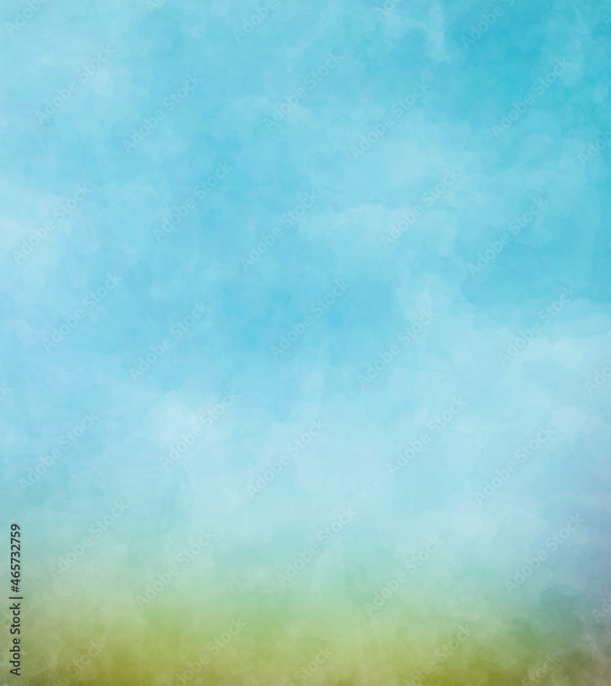 Blue green watercolor spring colors background gradient texture Chaotic ...
