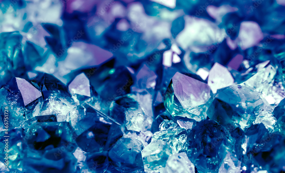 Blue Crystal Mineral Stone. Gems. Mineral crystals in the natural ...