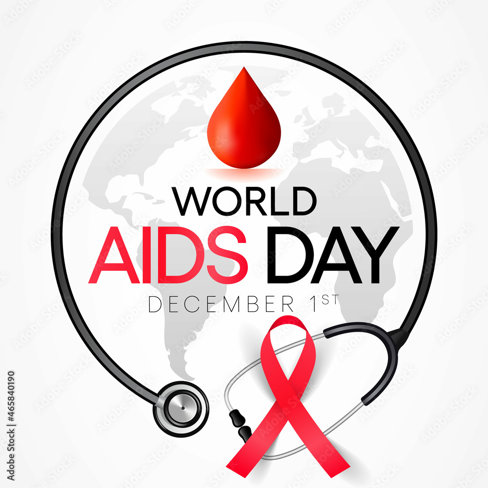 Vecteur Stock World AIDS day is observed every year on December 1st ...