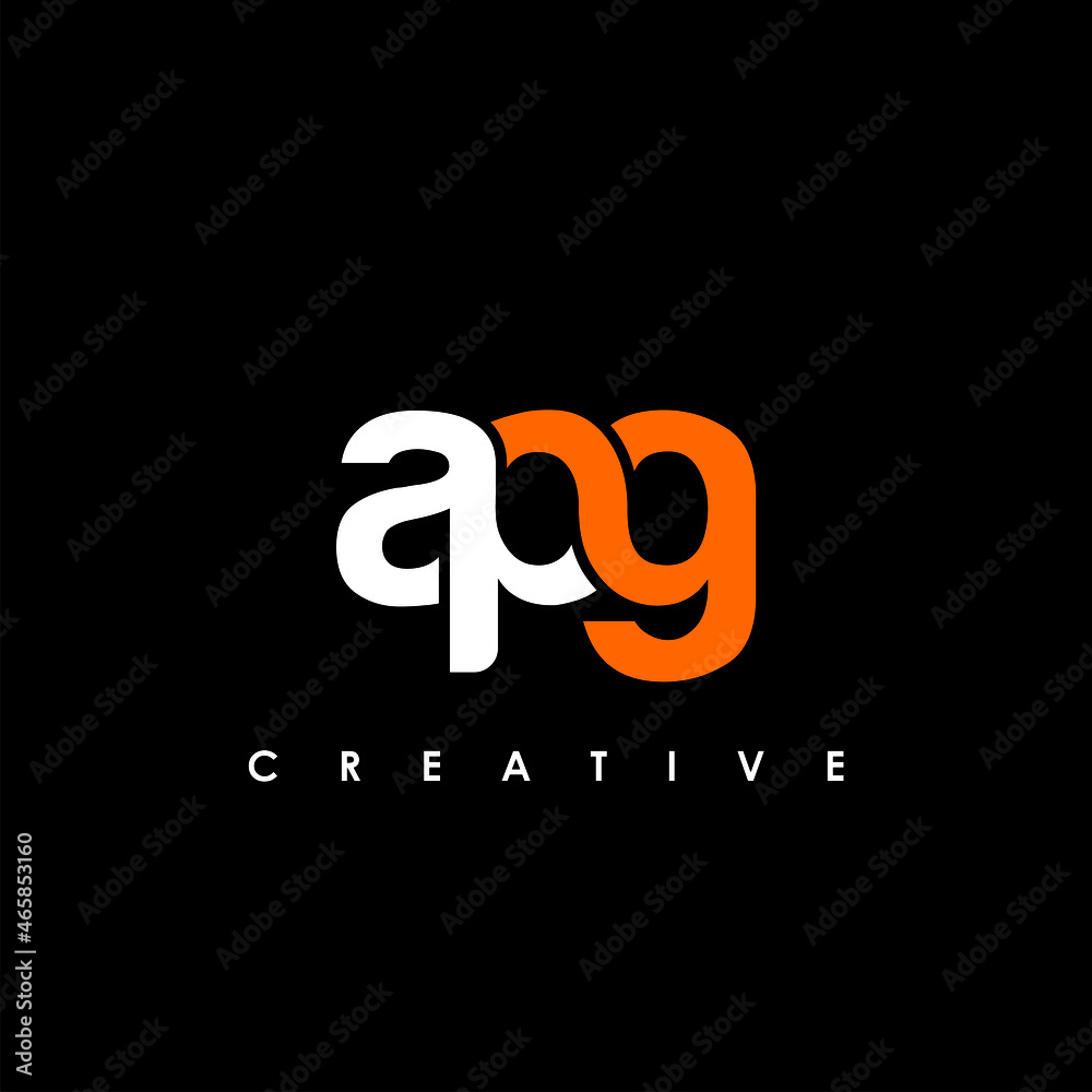 APG Letter Initial Logo Design Template Vector Illustration Stock ...