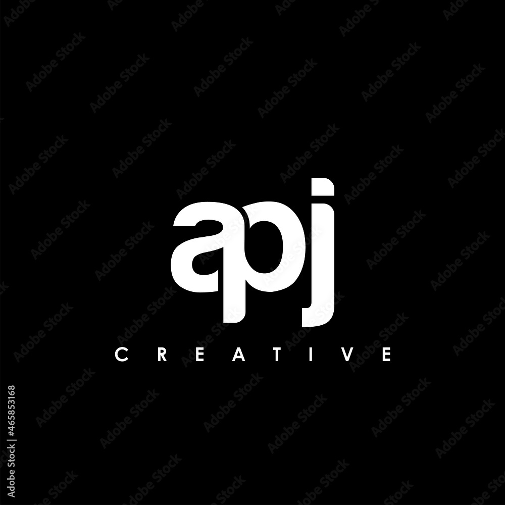 APJ Letter Initial Logo Design Template Vector Illustration Stock ...
