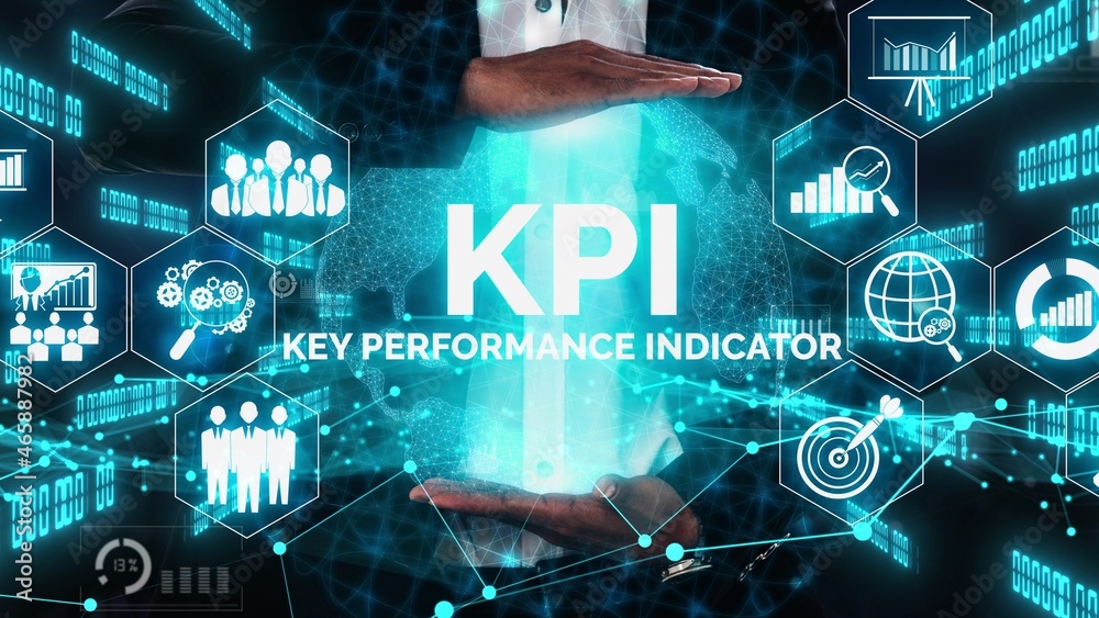 KPI Key Performance Indicator for Business conceptual - Modern graphic ...