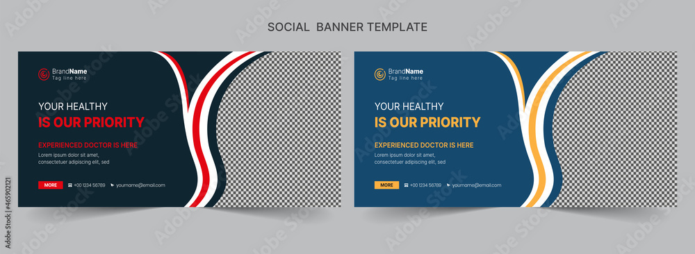 Social Media Cover Vector Templates Fully Editable, Advertising Design ...