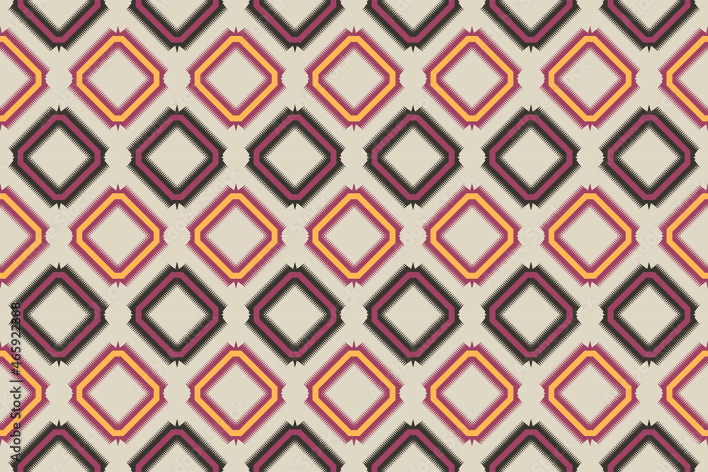 Geometric ethnic oriental pastel seamless pattern thai traditional ...