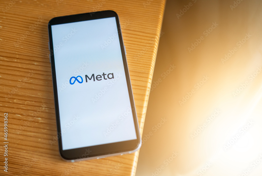 California, United States. Oct 28, 2021: Meta, Facebook rebrand concept ...
