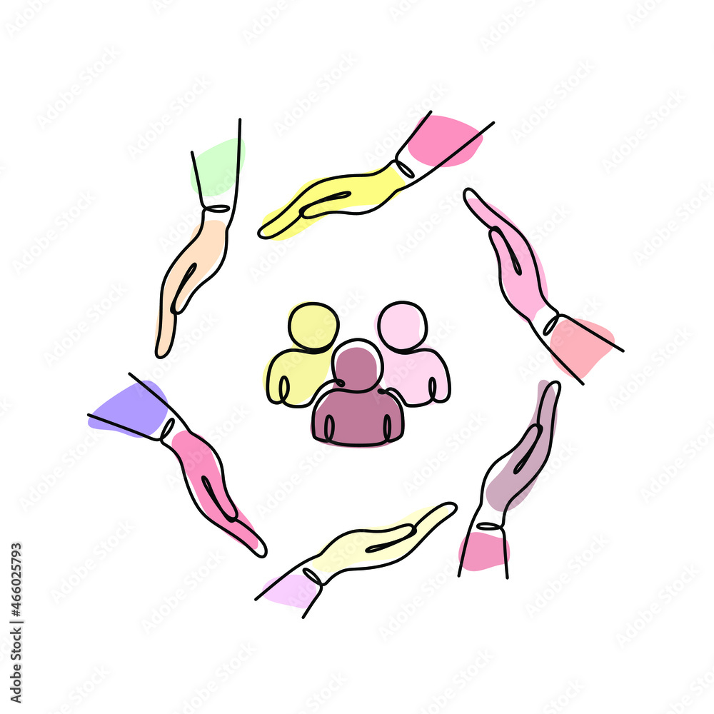 Inclusion and diversity concept. Inclusive workplace. Employee ...