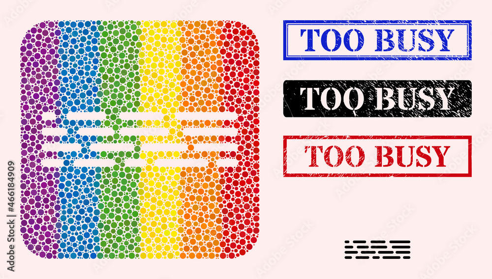 Dotted mosaic transition effect lines stencil icon for LGBT, and grunge ...