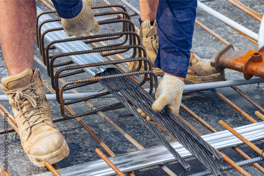 post tensioning tension works reinforcement construction engineering ...