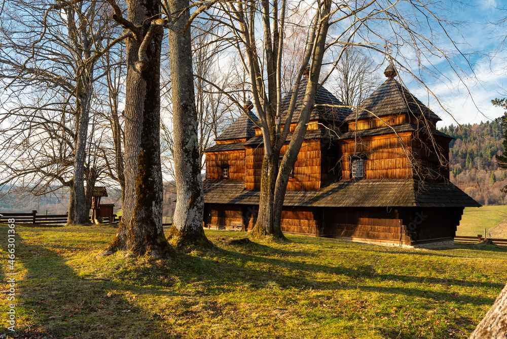 Orthodox church of Saint Michael the Archangel in Smolnik near San , it ...