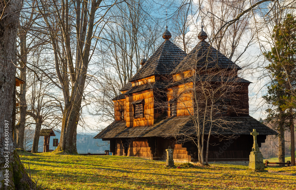 Orthodox church of Saint Michael the Archangel in Smolnik near San , it ...