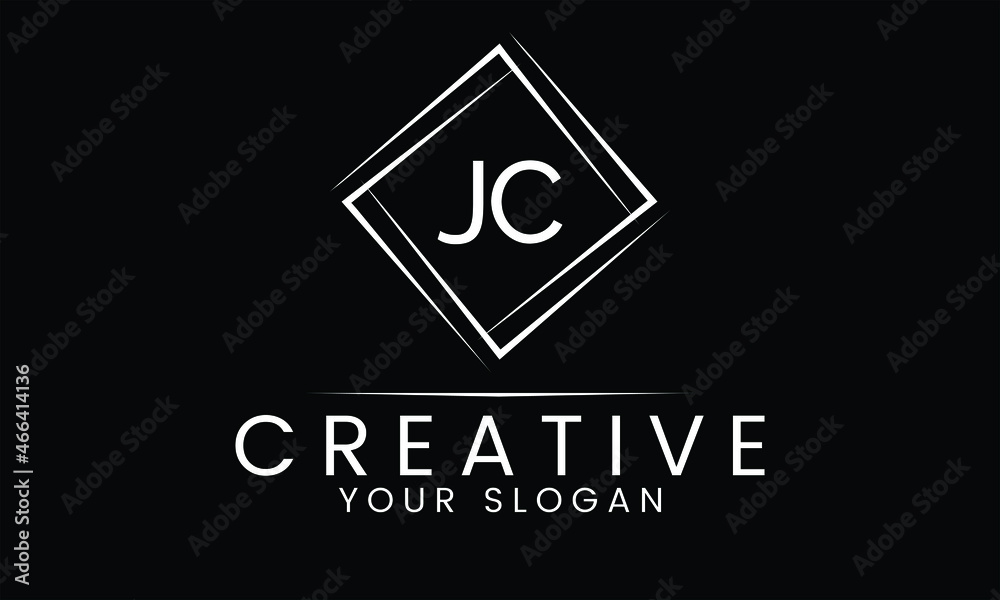 JC Logo Letter design template, Letter jc logo company design, Alphabet ...