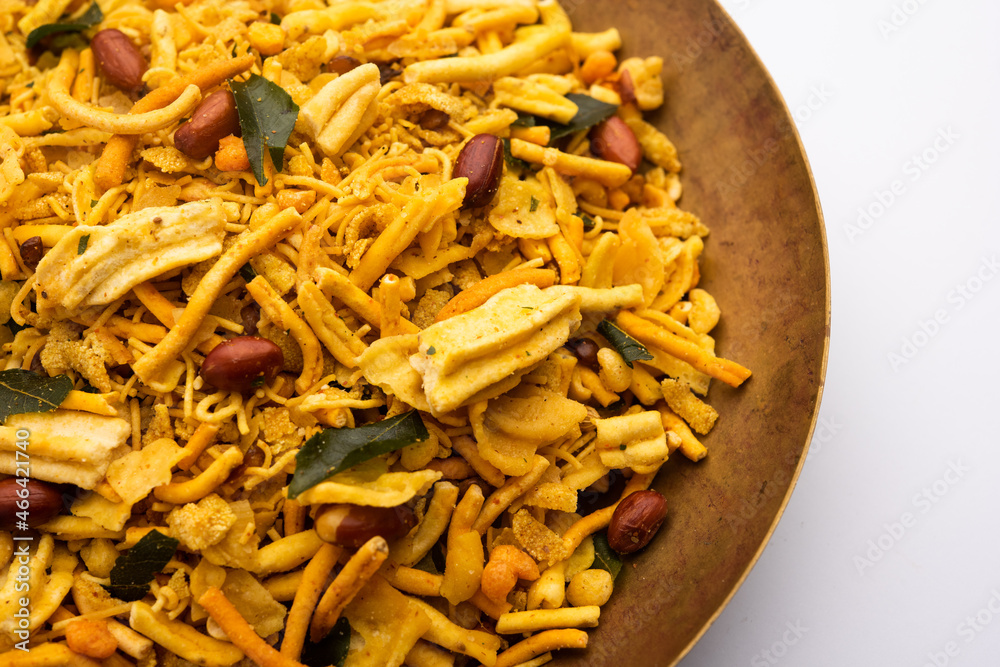 Farsan chivda or bombay mix Stock Photo | Adobe Stock