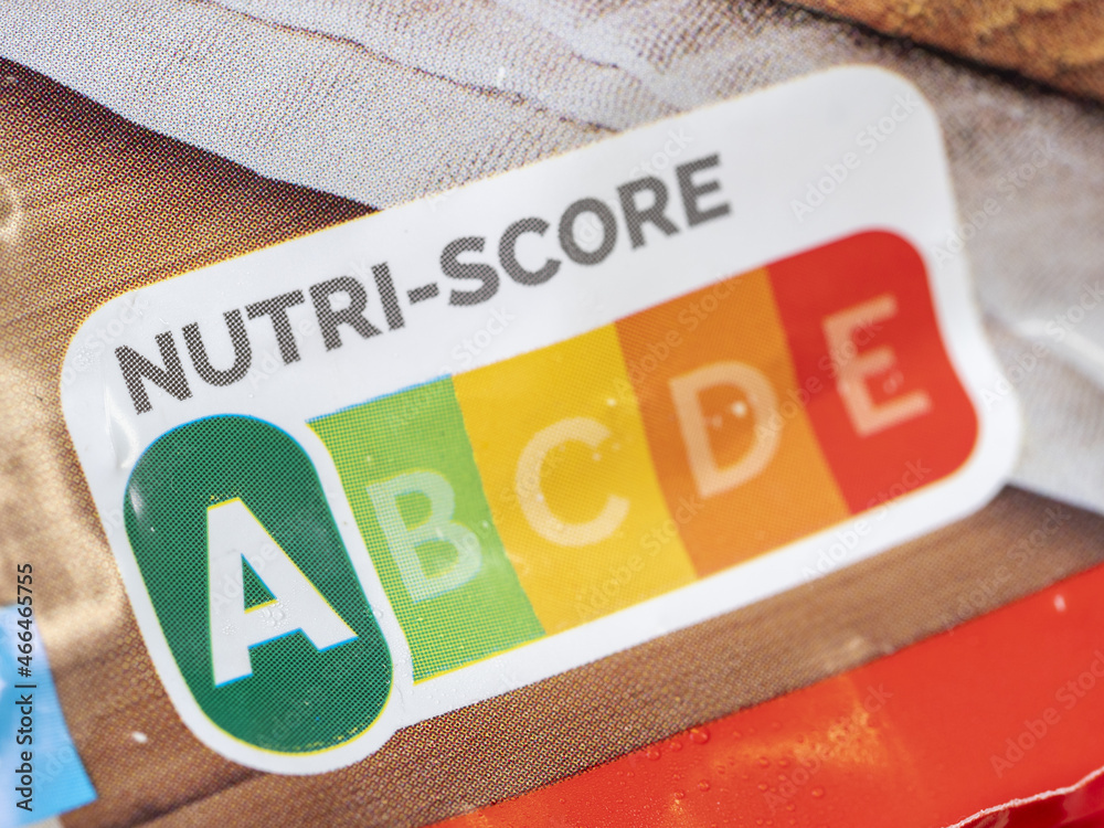 Nutri-Score A - photo réelle du logo sur l'emballage d'un produit ...
