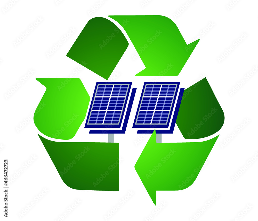 renewable energy sources. Solar panel. concept of transition to ...