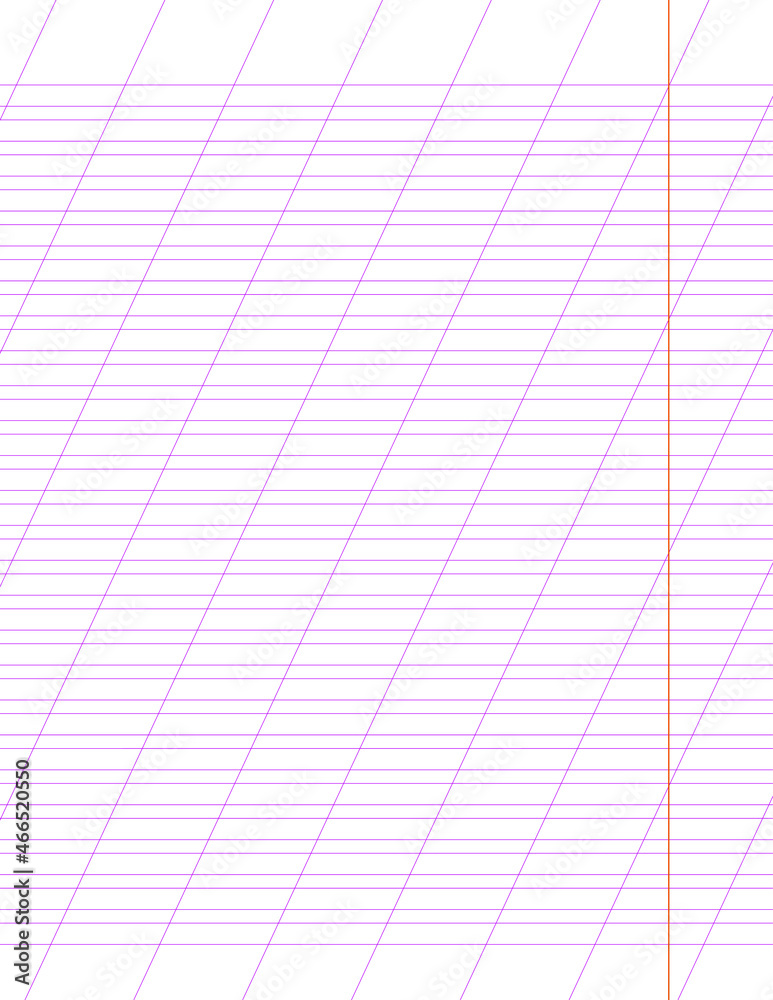 Graph paper. Printable lined grid paper with color horisontal, diagonal ...