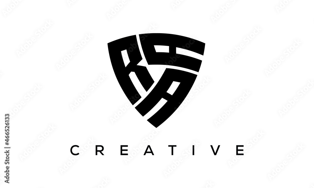 RAA letters logo, security Shield logo vector Stock Vector | Adobe Stock