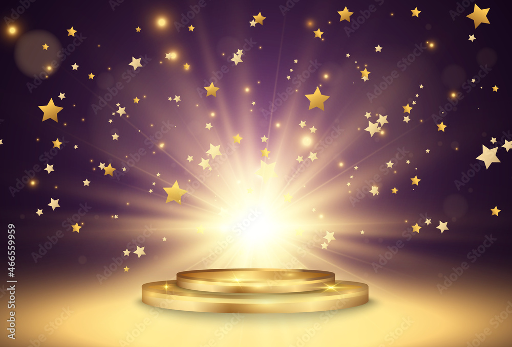 Vector illustration for award winners. Pedestal or platform for ...