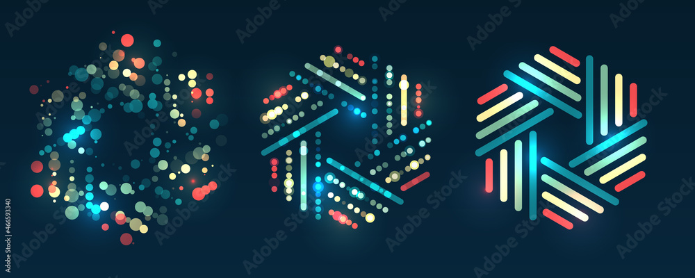 Filtering Machine Algorithms Wide Big Data Visualization Information Analytics Concept