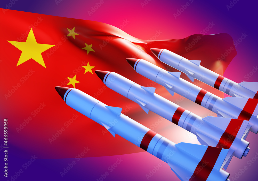 China's military missiles. Ballistic missiles in China. Several ...