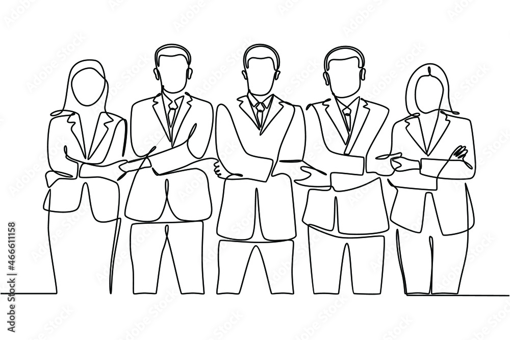 Five Connected People