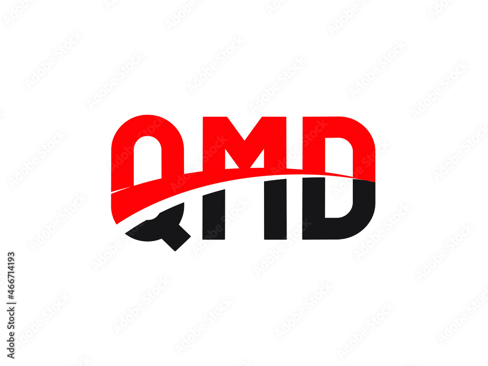 QMD Letter Initial Logo Design Vector Illustration Stock Vector | Adobe ...