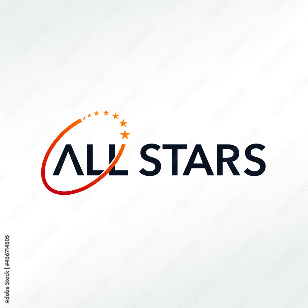 logo all stars vector symbol Stock Vector | Adobe Stock